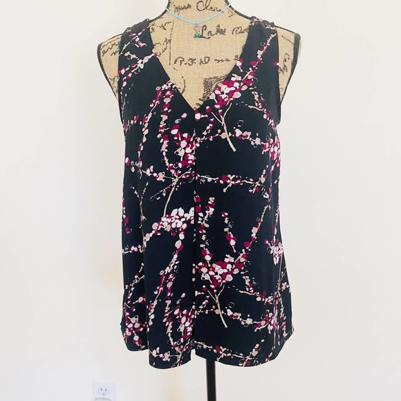 Daniel Rainn | Tops | Daniel Rainn Stitch Fix Pleated Sleeveles Black ...